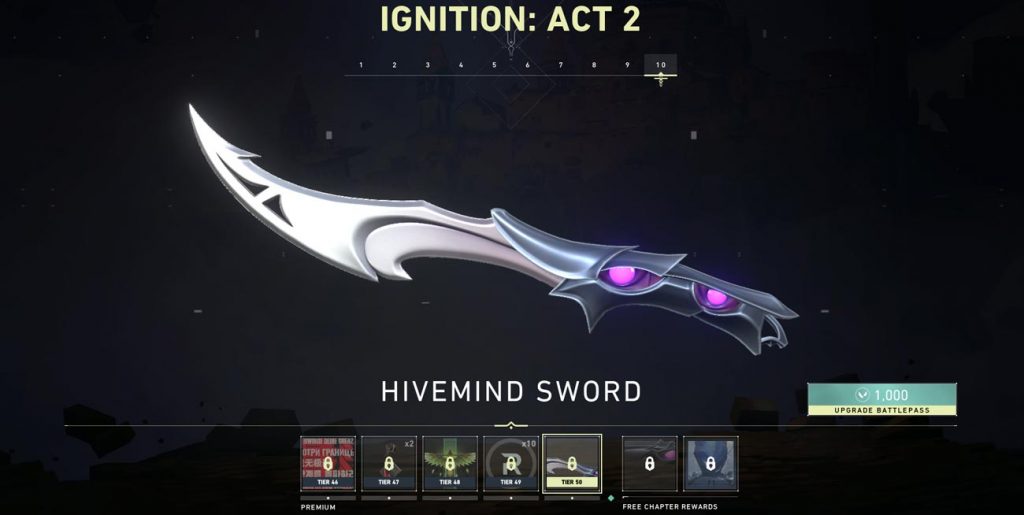 Ignition Act 2 battle pass rewards: polyfox, red alert and Hivemind Skins