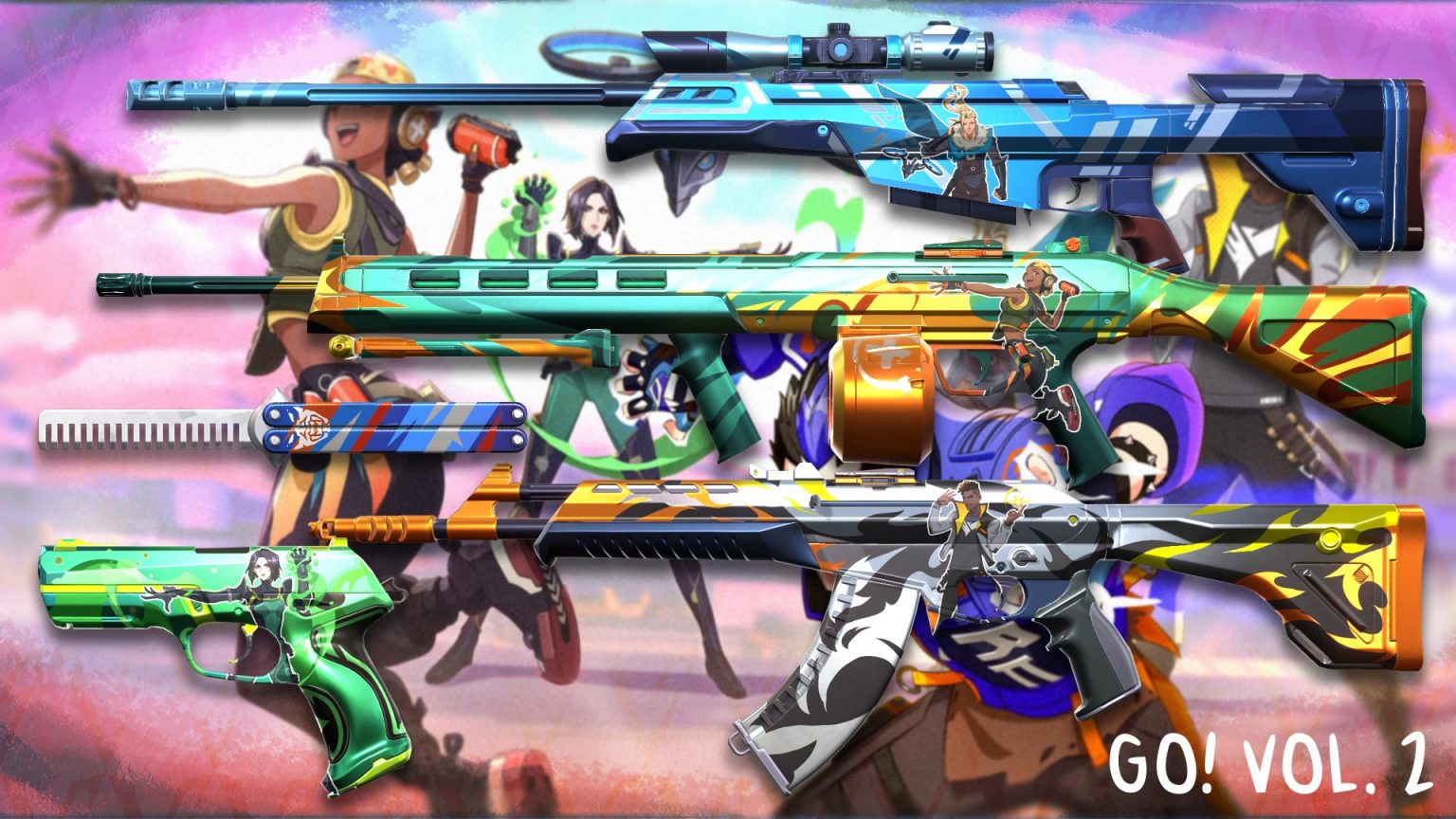 Valorant Go Volume 2 Skins - ValorantStrike