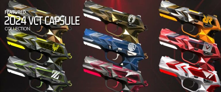 VCT Team Capsule Skins 2024 - ValorantStrike
