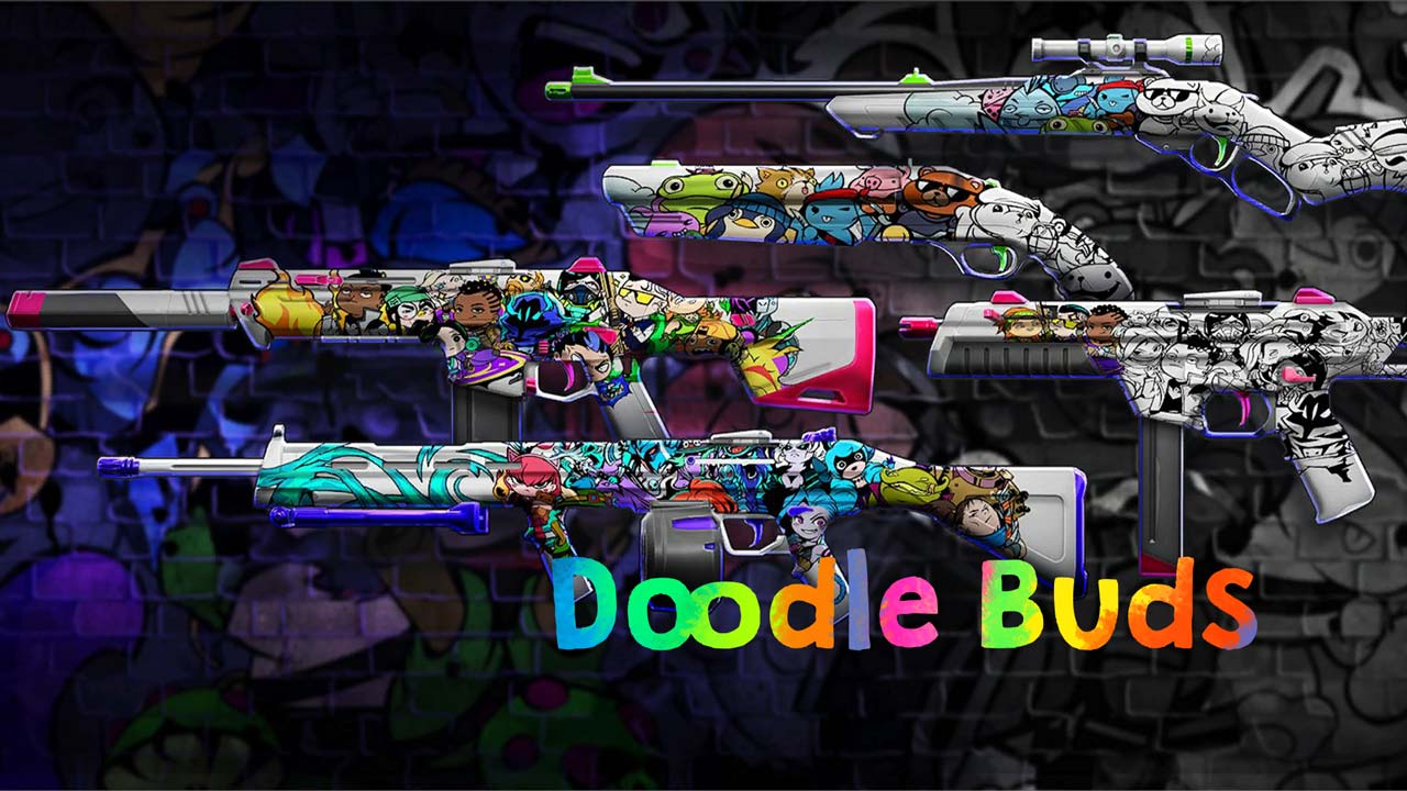 New Valorant Doodle Buds Skins - ValorantStrike
